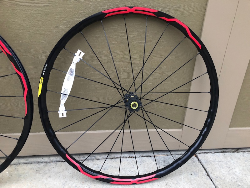 2018 Mavic Elite XA boost 27.5 Wheelset NEW Red For Sale