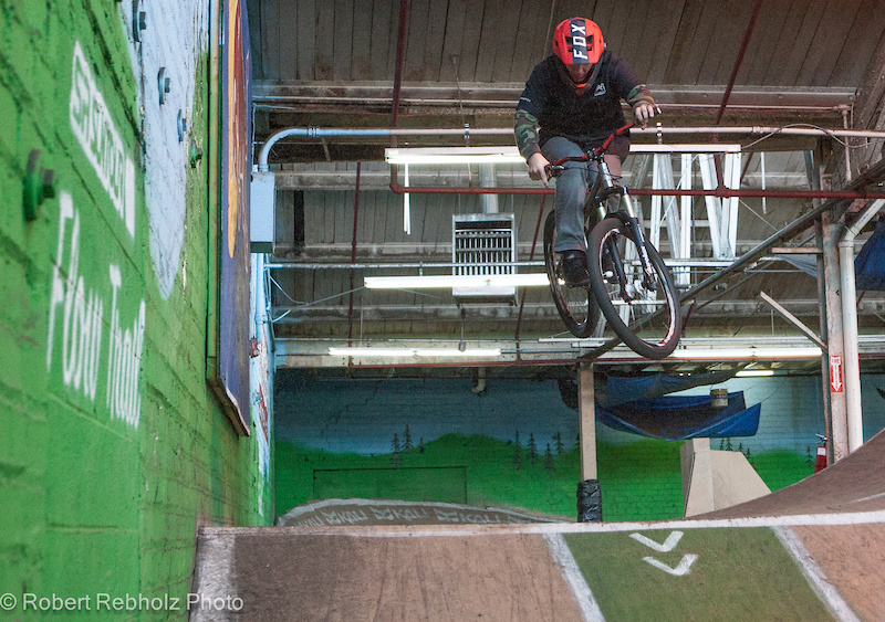 at Ray's Indoor Mountain Bike Park in Cleveland, Ohio, United States ...