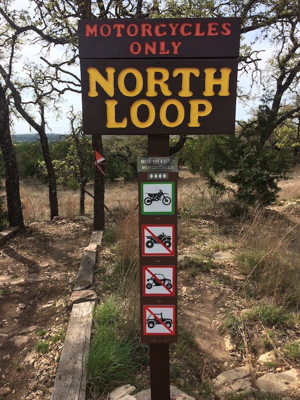 North Loop (Motorcycle) Dirtbiking Trail - Marble Falls