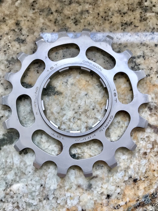 Chris King Stainless 18t Singlespeed Cog For Sale