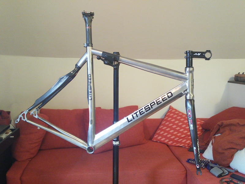 2005 Litespeed Ultimate Titanium frameset, 55cm, EC90 For Sale