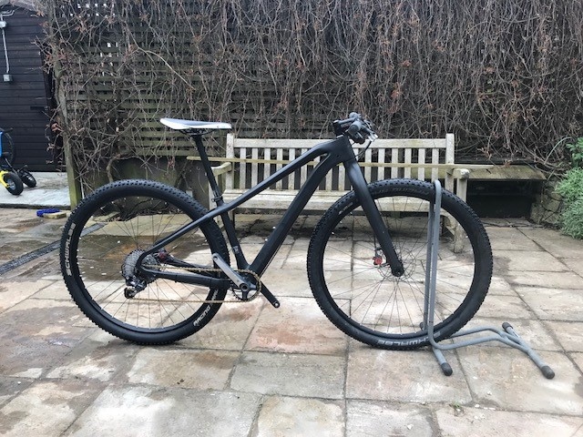 Carbon 29er 18lbs with or without a fork For Sale