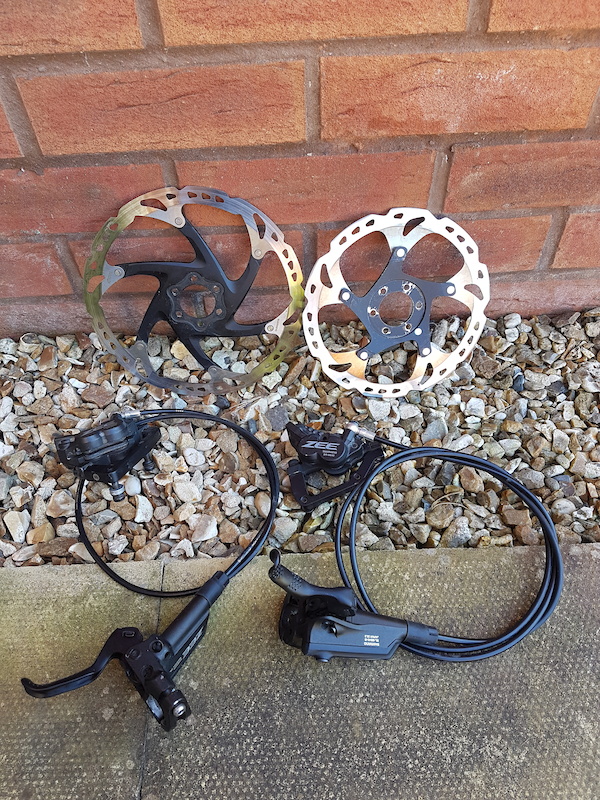 2015 Shimano Zee Brakes - 203mm Front / 180mm Rear For Sale