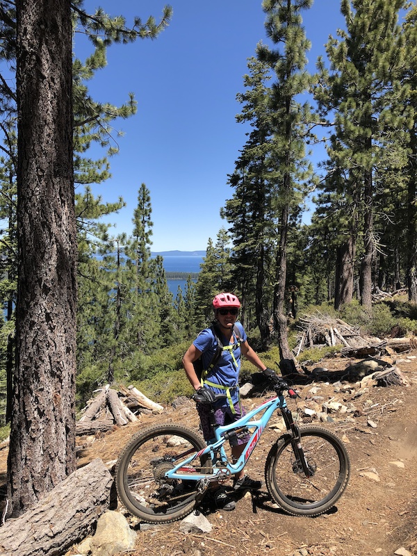 Angora Ridge Road Mountain Biking Trail - Meyers, CA