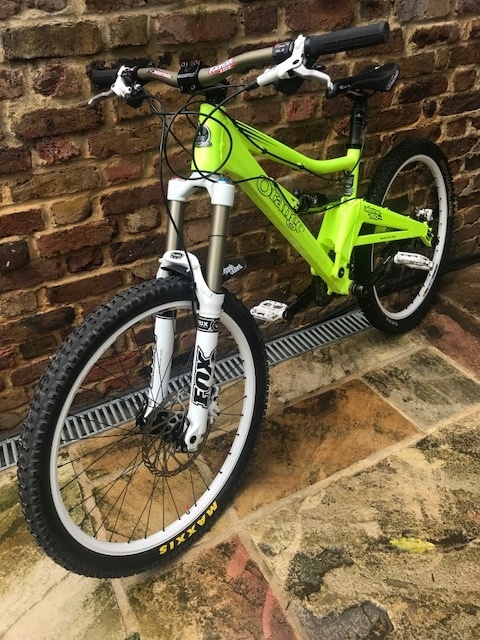 2011 Orange Alpine 160 Size S/M 16" frame For Sale