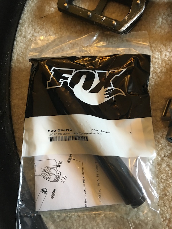 Fox 36 20mm Axle Conversion For Sale