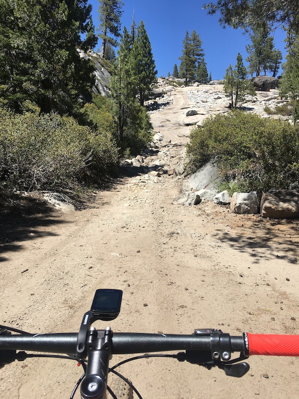 Slick Rock Downhill Mountain Biking Trail - Bear Valley, CA