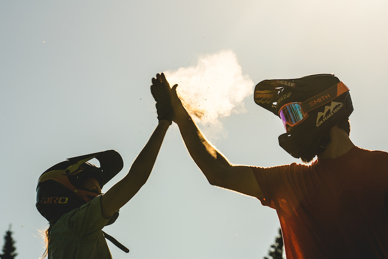 A Dusty High Five at Sun Peaks Resort - Pinkbike