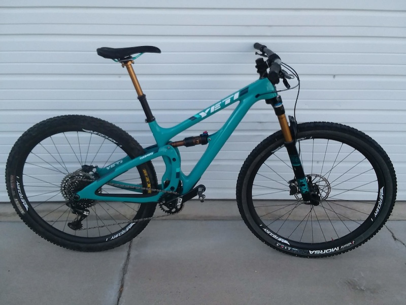 2017 SB4.5 Turq X01 Complete w/ Carbon Wheels For Sale