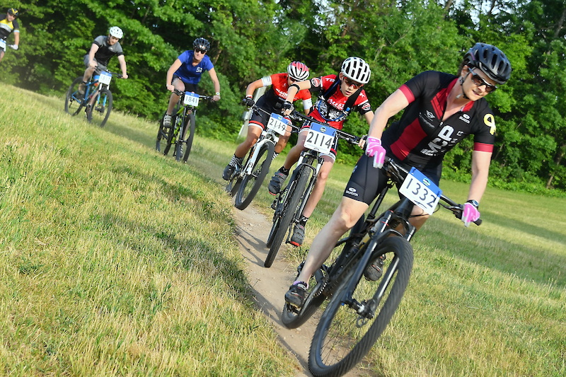 Race to Finish Line Mountain Biking Trail - London