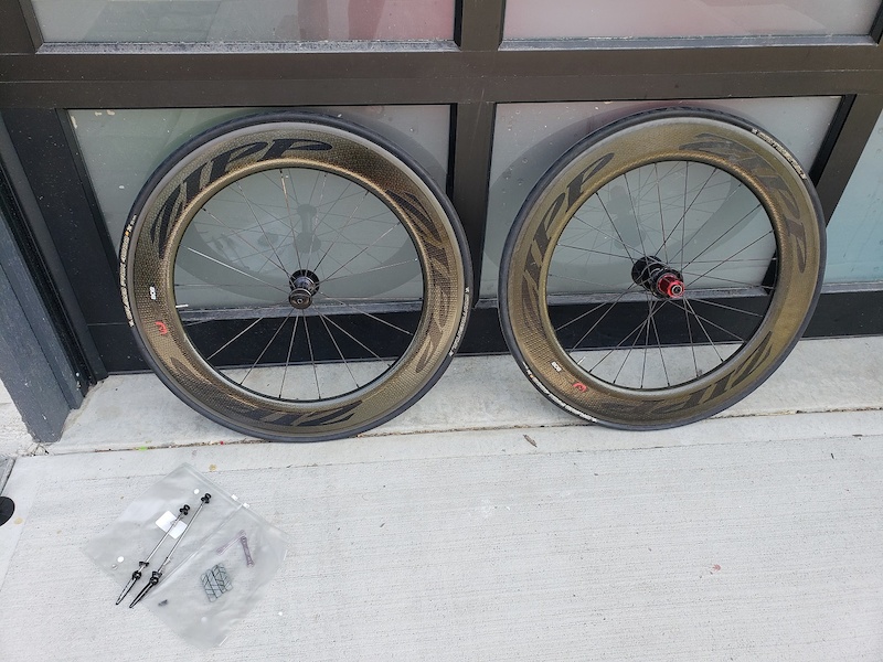 2014 Zipp 808 Firecrest wheel set For Sale