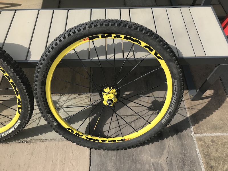 2014 Mavic Crossmax Enduro Wheels + Maxxis/Schwalbe tyres For Sale