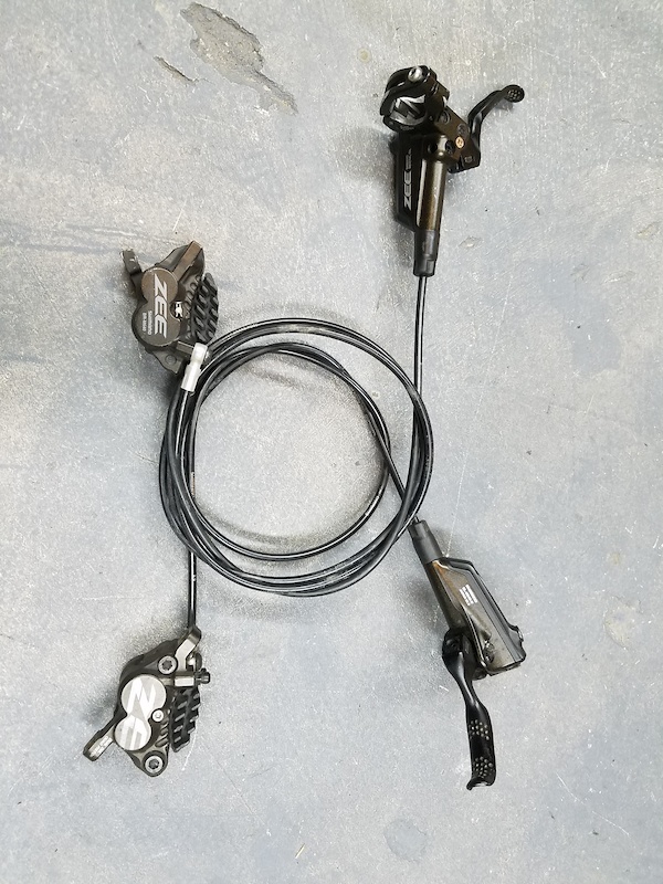 Shimano Zee BR-M640 4-piston MTB Disc brake set For Sale