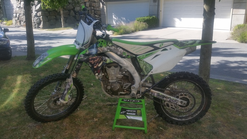 2007 Kawasaki kx 450cc ideal snow bike For Sale