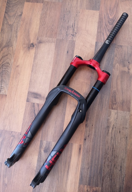 2018 New Cane Creek Helm Air 27.5" Cherry Bomb Forks For Sale