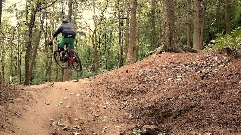 Red Trail Descent Mountain Biking Trail - Chorley