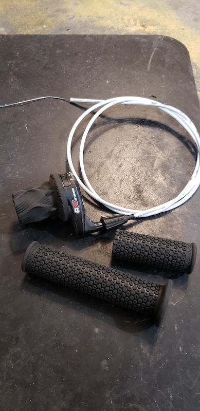 Sram XO grip shifter, grips and housing For Sale