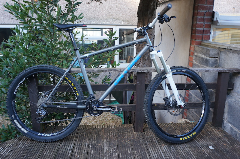 2014 On One 456 Evo II Hardtail MTB Raw Steel 20" L For Sale