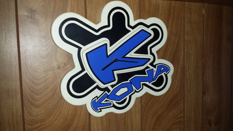 Kona Clock & Kona Metal Sign For Sale