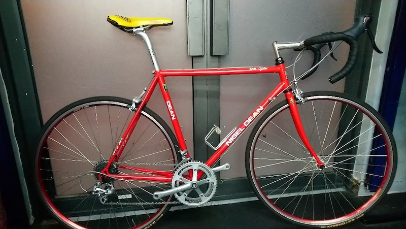 Nigel Dean steel framed racing bike For Sale