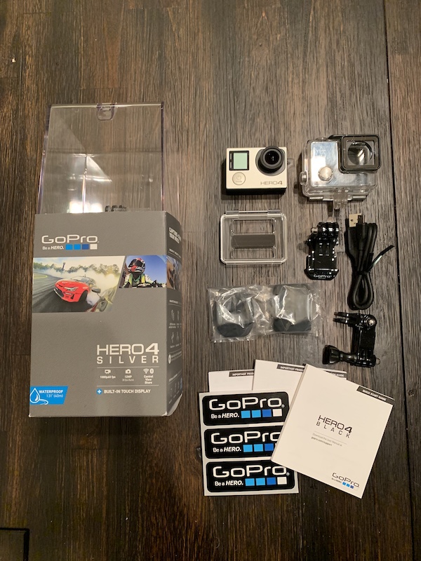 GoPro Hero 4 Silver - 1080P WiFi and touch screen For Sale