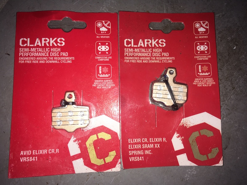 2016 set (2 pair) of brake pads - Avid Elixir CR/R For Sale