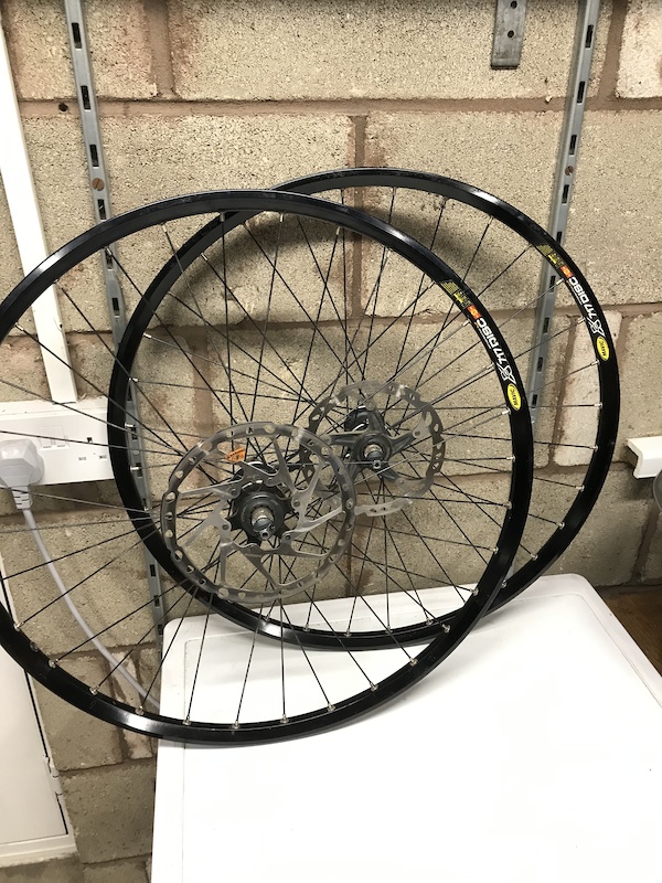 Mavic 717 rims xtr hubs For Sale