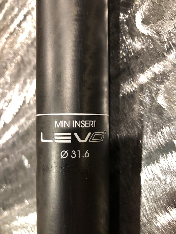 2019 KS LEV CI 31.6mm 175mm Carbon Dropper w/ lever For Sale