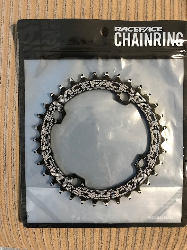 RACE FACE 34T CHAIN RING - NARROW WIDE For Sale