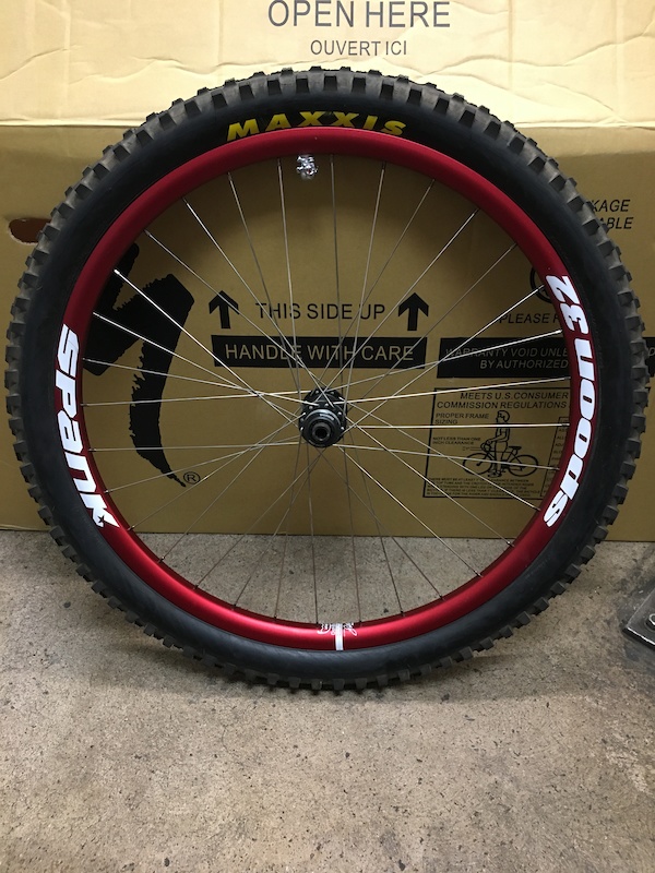 2018 USED ONCE Spank Spoon wheels w/ Tires and Huck Norris For Sale