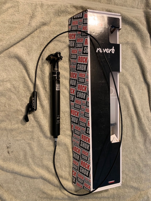 2017 Rockshox Reverb 39.4 150mm Dropper Post 1x remote For Sale