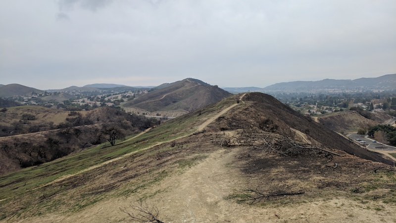 Challenger Ridge Mountain Biking Trail - Simi Valley
