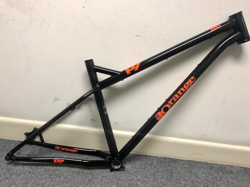 2017 Orange P7 Frame Pre Production Jet Black For Sale