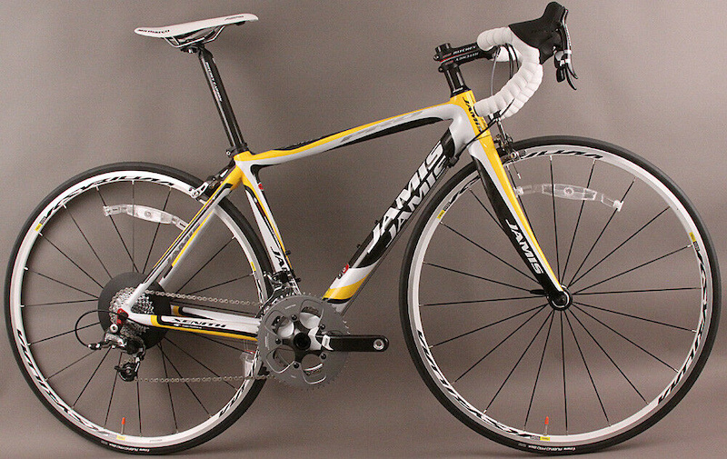JAMIS XENITH PRO RACE SRAM FORCE 48CM YELLOW/WHITE For Sale