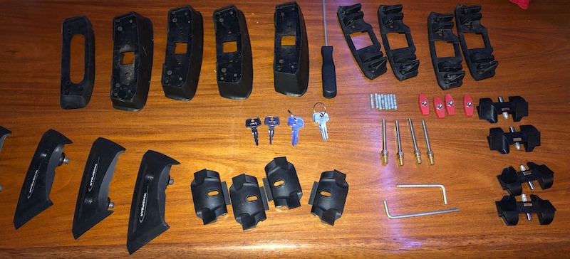 2018 Whispbar S16 Through Bar Set and WB200 Bike Fork Mount For Sale