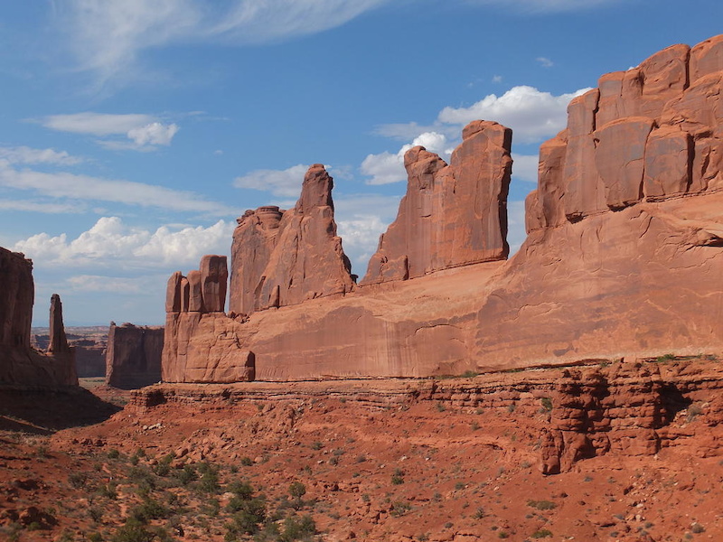 Park Avenue Viewpoint Hiking Trail - Moab, Utah