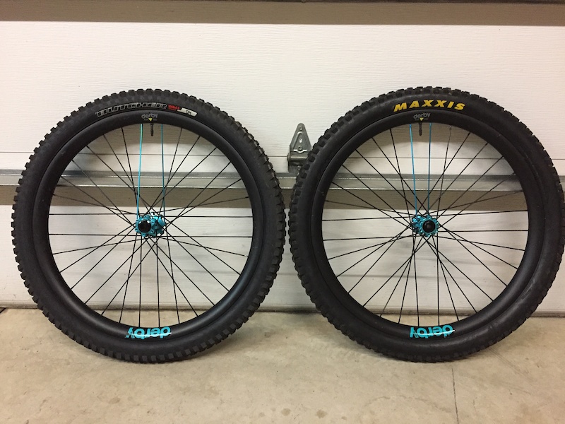 2017 27.5 Derby carbon AM/I9 wheelset. Boost great cond For Sale