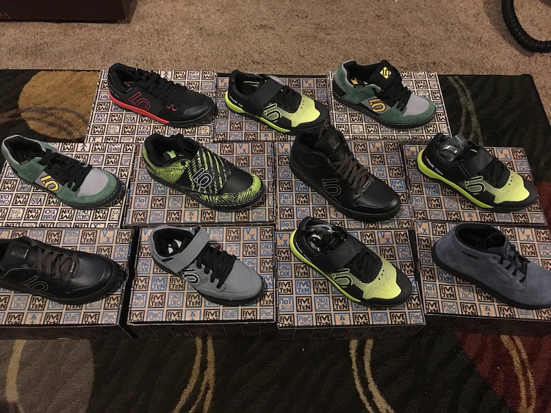 2018 5 TEN five ten five10 Mens shoes absorted 7.5-11 For Sale