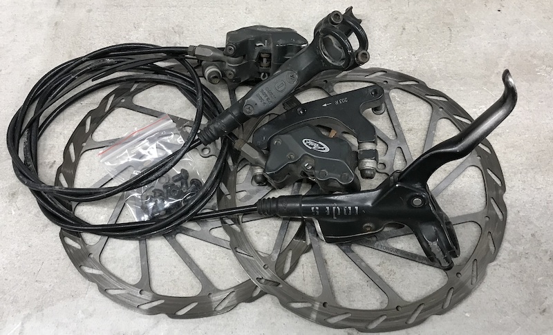 -2430- Avid Code 5 Brakeset 203mm Front Rear For Sale