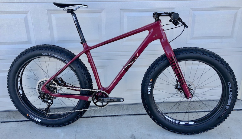 Borealis Crestone Carbon Fat Bike Frame & Fork For Sale