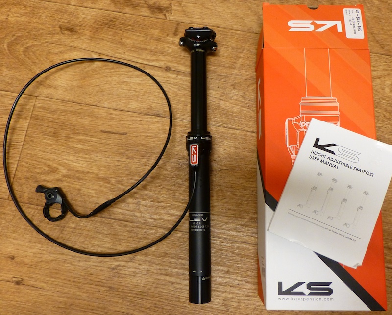 2017 KS LEV Ti Dropper Post – 30.9 mm X 125 mm For Sale