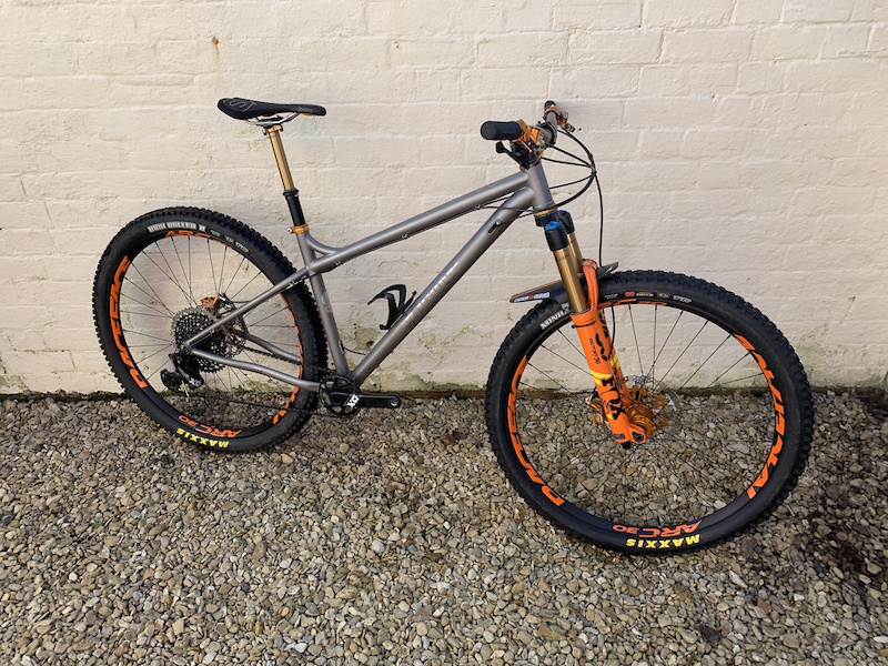 2018 Orange t9 29er titanium hardtail For Sale