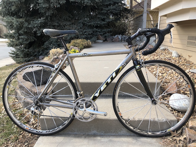 2001 49cm Yeti Road Project (Titanium) For Sale