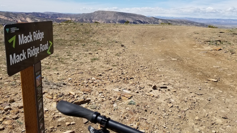 Mack Ridge Road Mountain Biking Trail - Loma, Colorado