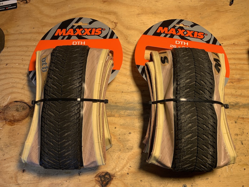 2019 Two (2) MAXXIS DTH 26x2.30 Skinwall Tires For Sale