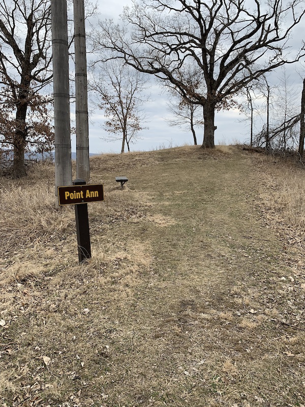Point Ann Outlook Mountain Biking Trail - McGregor, Iowa