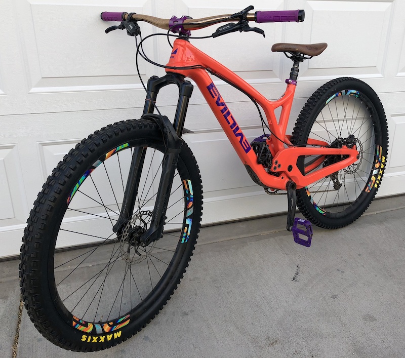 2017 Evil Following V1 with Carbon Wheels & Profile Hubs For Sale