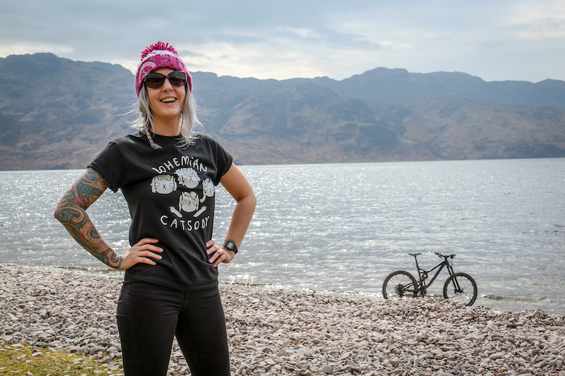 Jessica Strange in Arisaig, Scotland - photo by MacRamsay - Pinkbike
