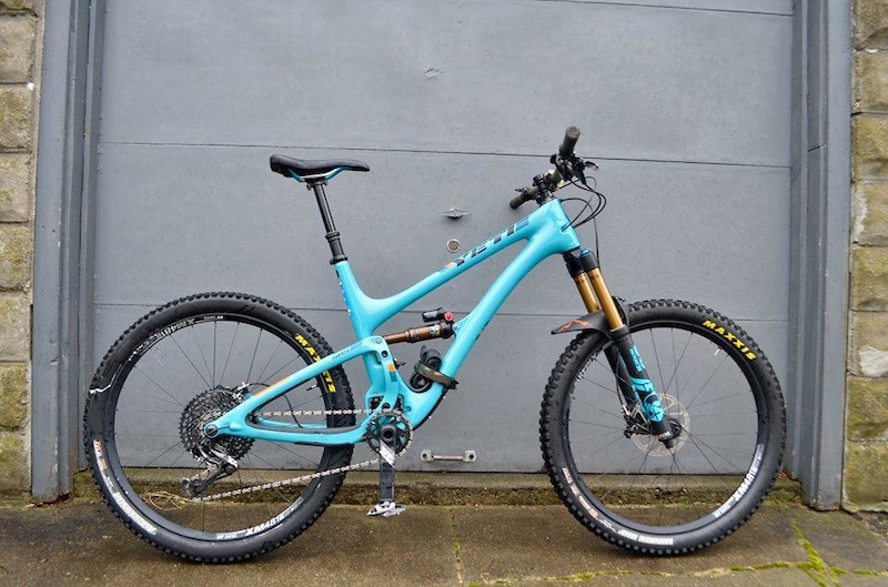 2018 Yeti Cycles Large SB5 Turq LR XO1 Eagle Mountain Bike For Sale