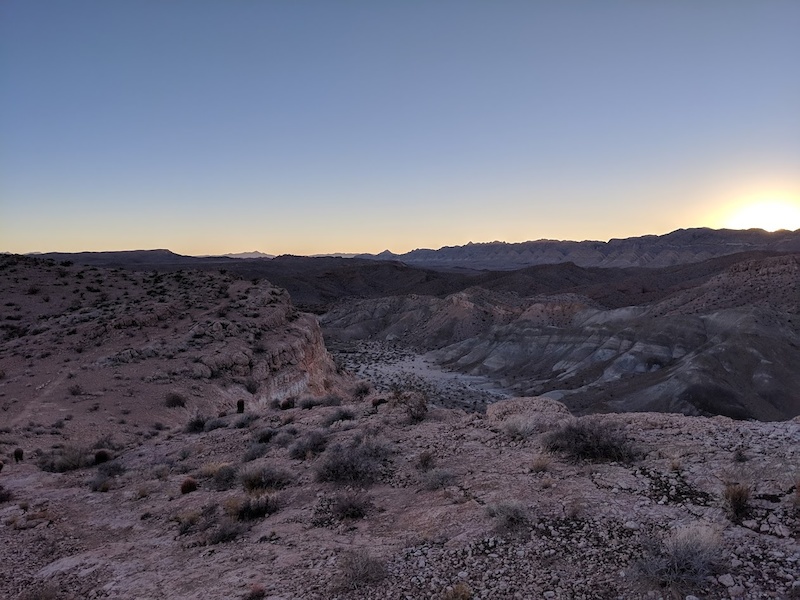 Rim Trail Mountain Biking Trail - Logandale, Nevada